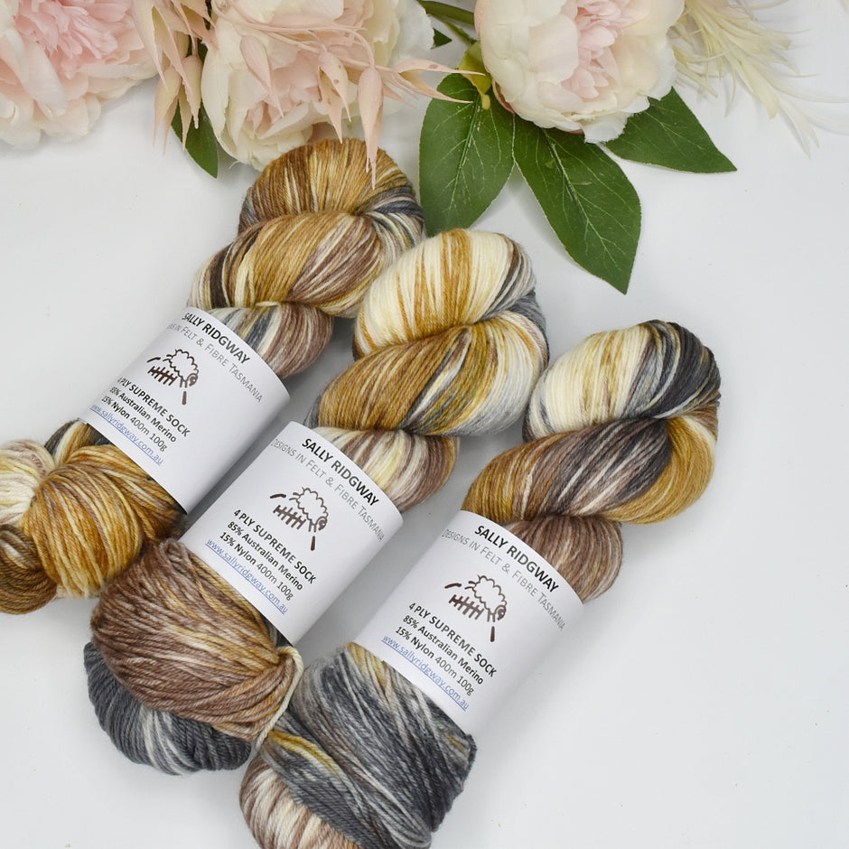 Hand Dyed Knitting Yarn & Hand Spun Yarns Australia | Sally Ridgway ...
