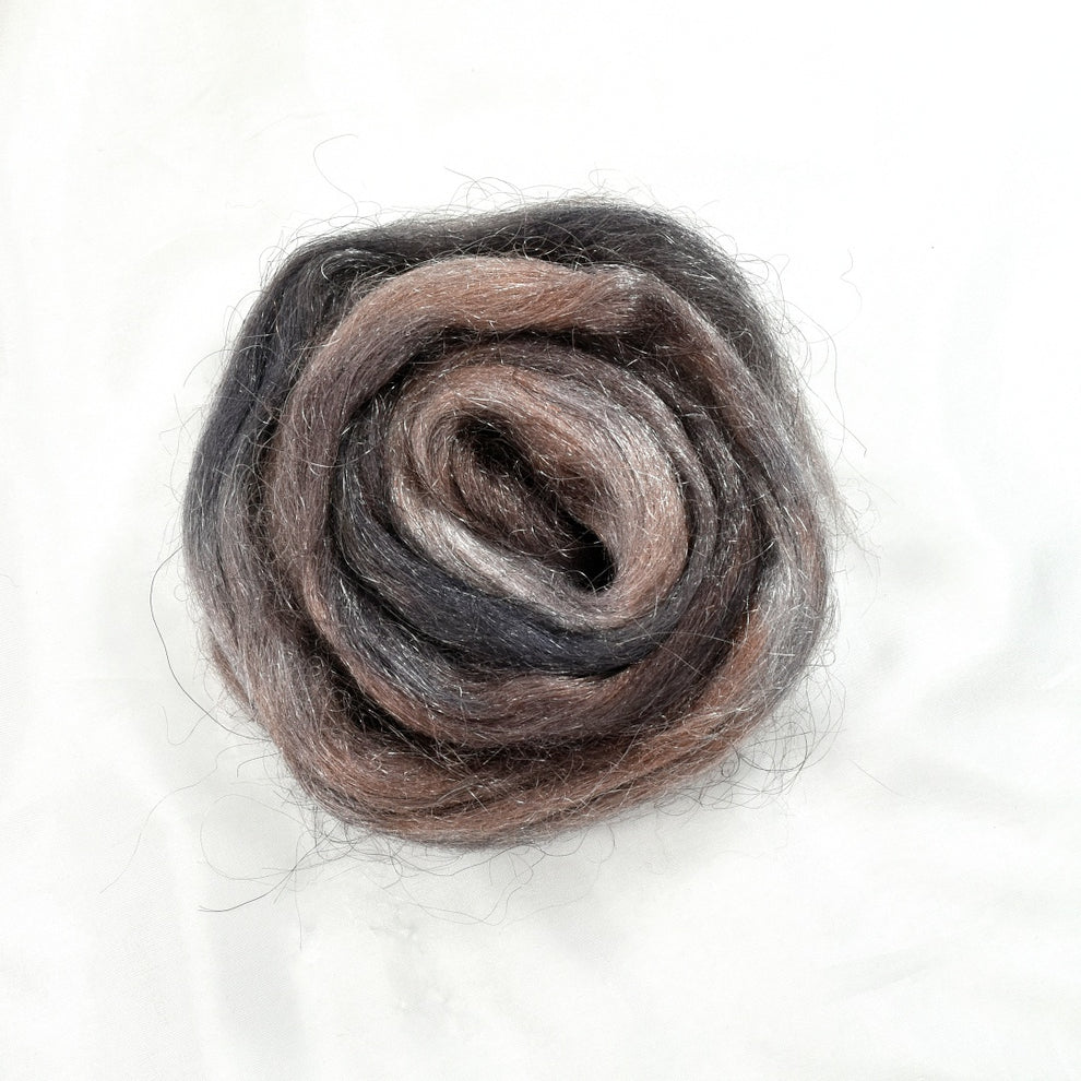 Brown Hand Dyed Firestar Fibre Trilobal | Sally Ridgway Designs – Sally ...
