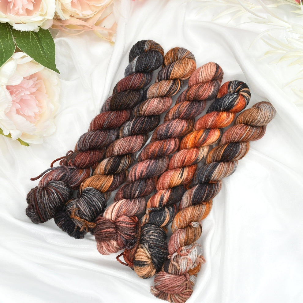 Hand Dyed 4 Ply Mini Skein Yarn Sets | Sally Ridgway Designs – Sally ...