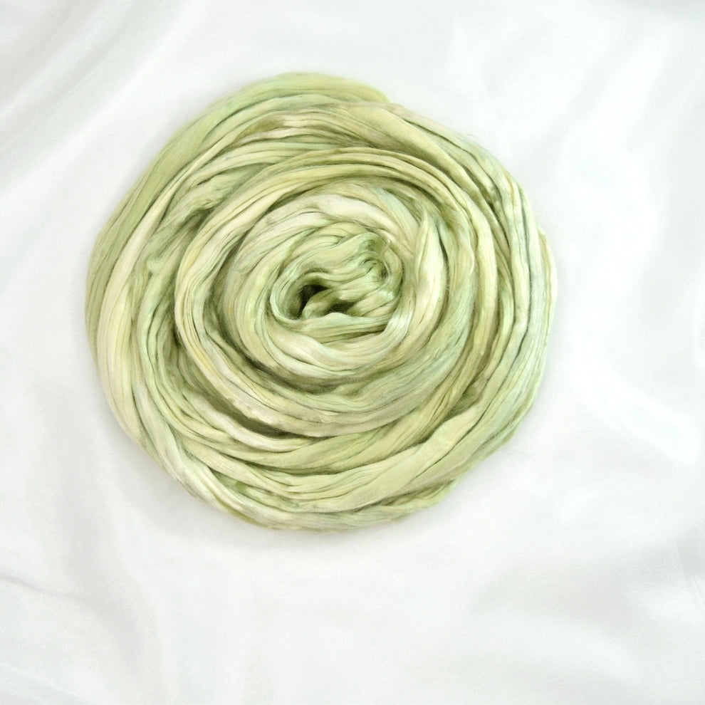 Hand Dyed Mulberry Silk Roving for Spinning and Felting | Shop Wool ...