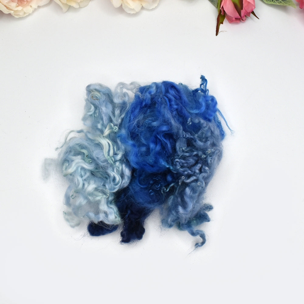 English Leicester Lamb Locks - Hand Dyed | Shop Wool Felting Supplies ...