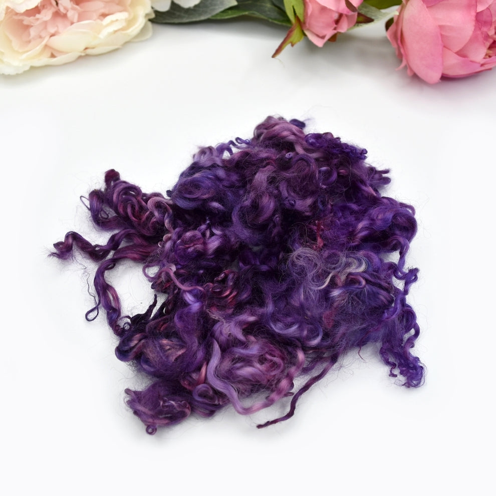 Hand Dyed English Leicester Locks | Shop Wool Felting Supplies Online ...