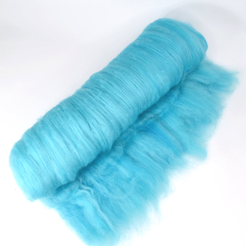 Hand Dyed Merino Wool Batts in Blue Opal | Shop Wool Batts Online ...