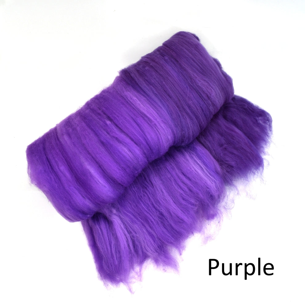 Hand Dyed Merino Wool Batts | Shop Felting Spinning Wool Batts Online ...