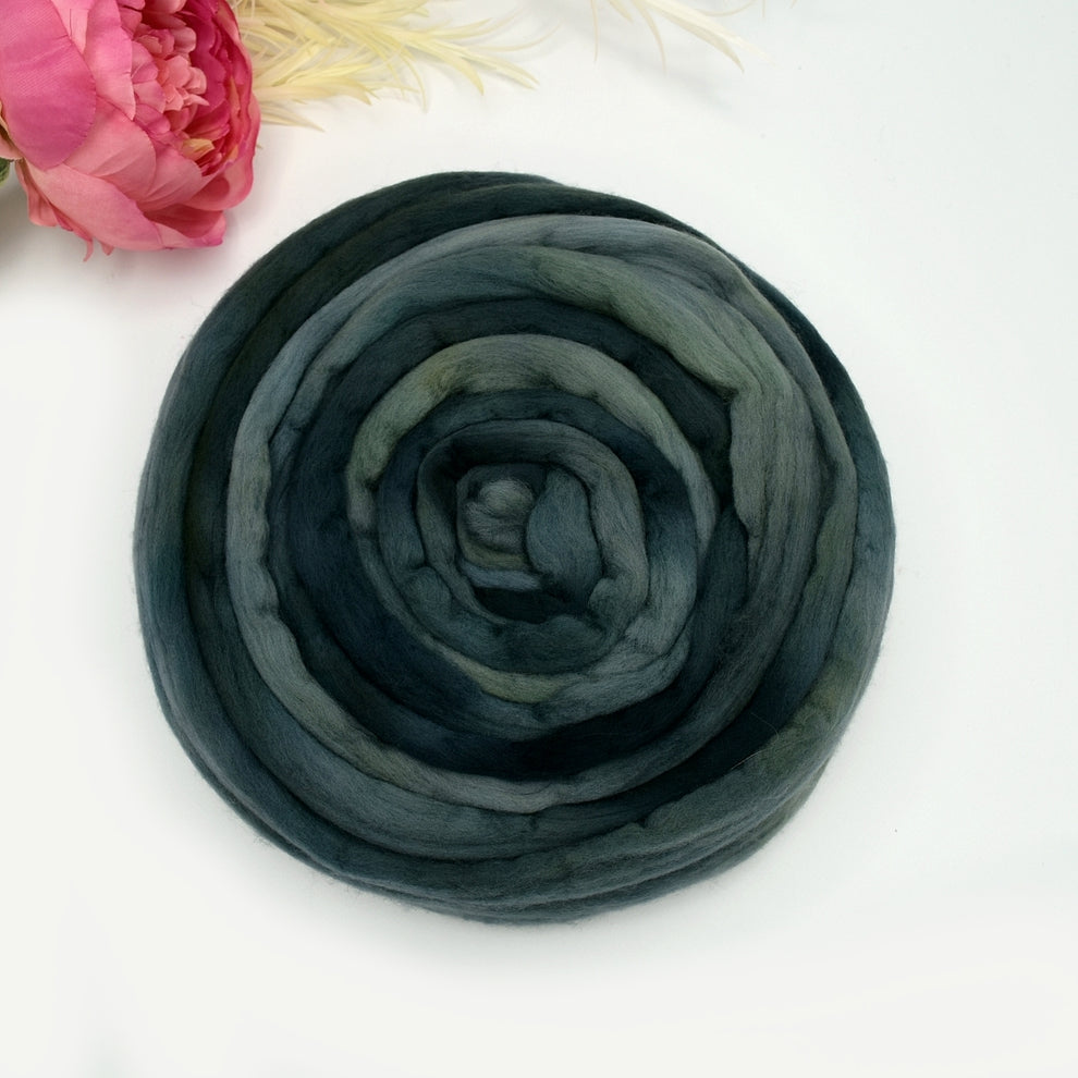 Hand Dyed Tasmanian Merino Wool Combed Tops | Sally Ridgway Designs ...