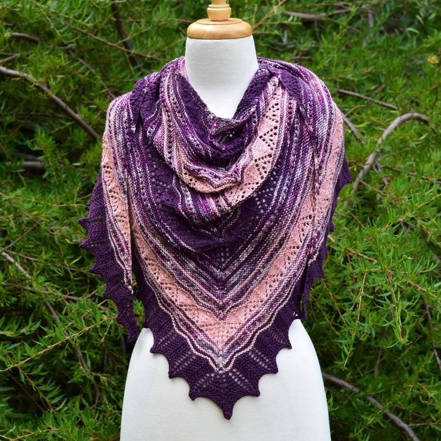 Flower Boxes 3 Skein Venezia Shawl Kit | Sally Ridgway Designs in Felt ...