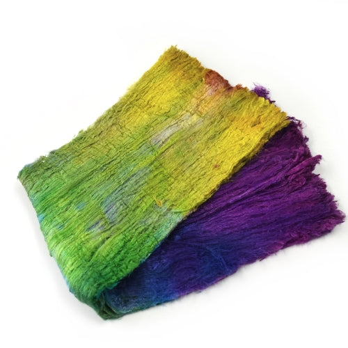 Buy Mulberry Silk Cocoon Sheet in Rainbow | Shop Wool, Felt and Fibre ...