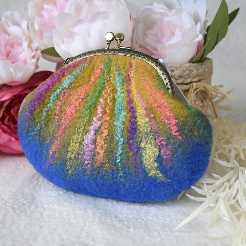 Coin Purse Hand Made Wool Felt Purse | Sally Ridgway Designs in Felt ...