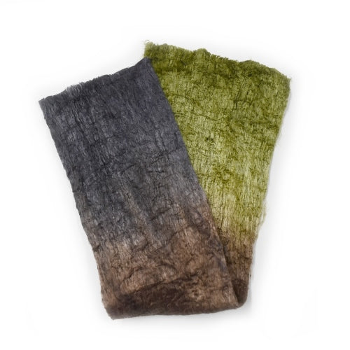 Buy Mulberry Silk Cocoon Sheet in Earth Mix | Shop Wool, Felt and Fibre ...