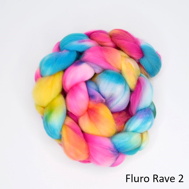 Hand Dyed Superwash Merino Wool Roving | Shop Wool Roving Top Online ...