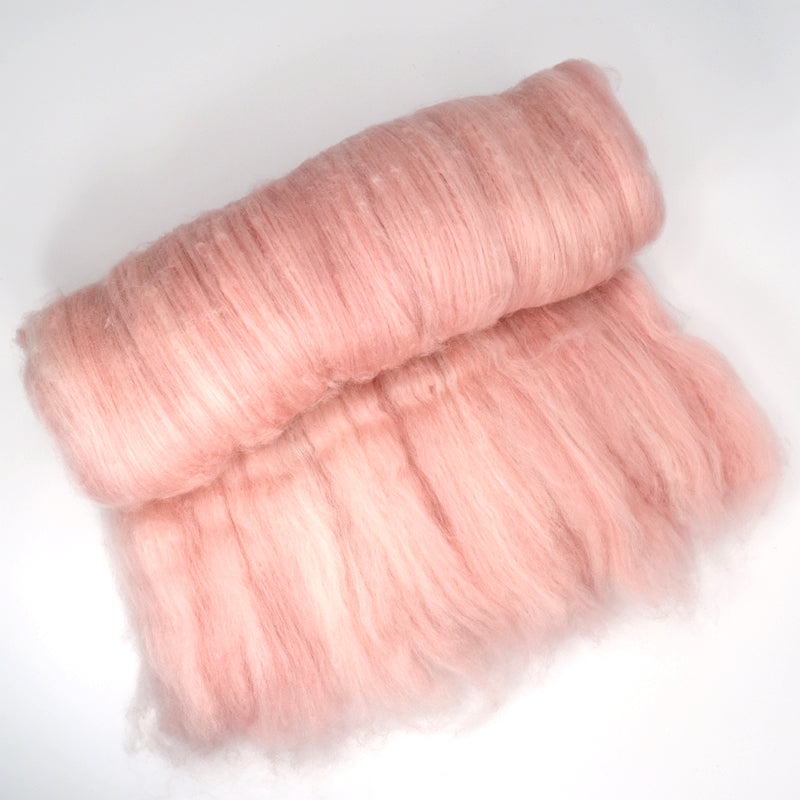 Hand Dyed Merino Wool Batts in Apricot | Shop Wool Supplies Online ...