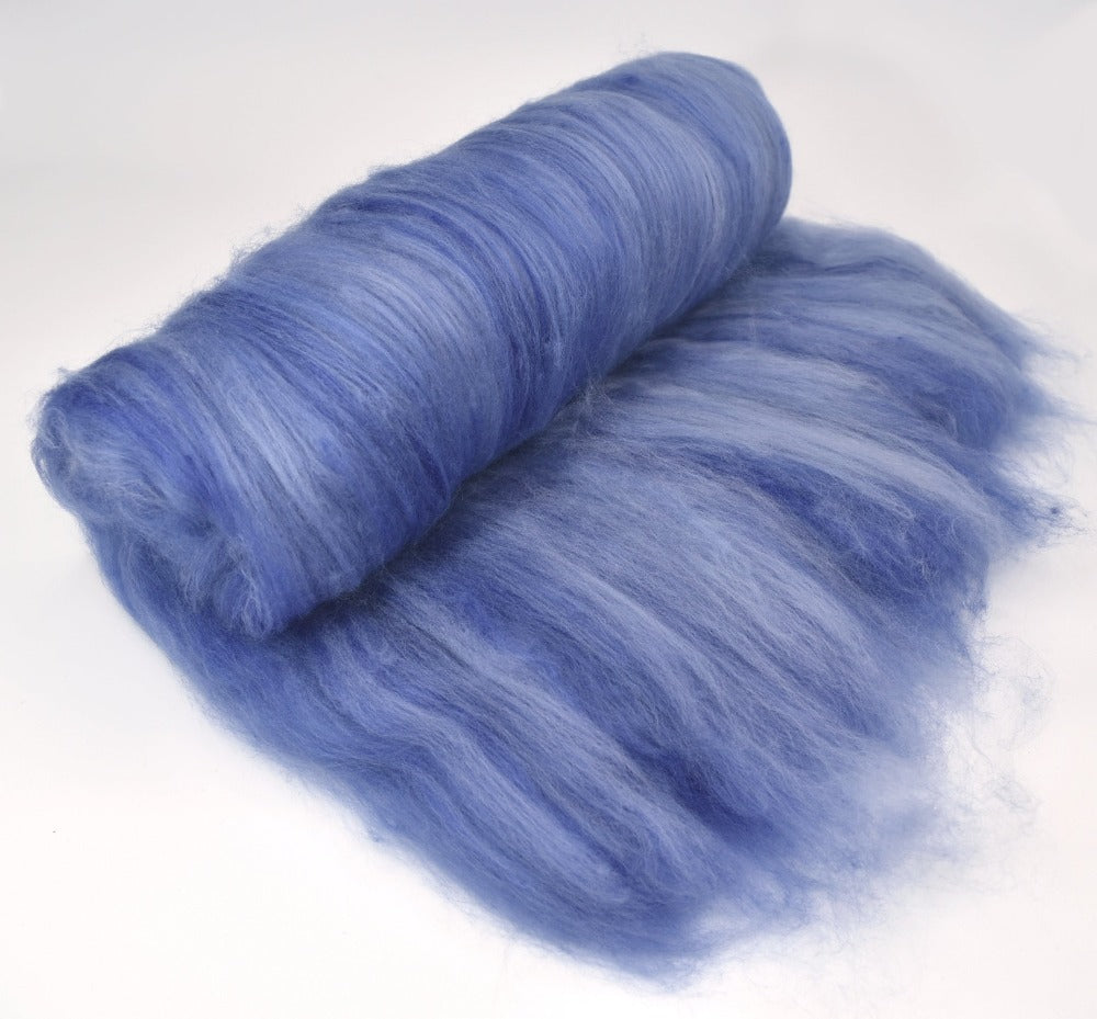 Blue Hand Dyed Merino Wool Batts | Shop Wool Batts for Felting and ...